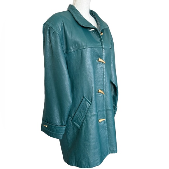 Jacqueline Ferrar | Jackets & Coats | Jacqueline Ferrar Teal Green ...